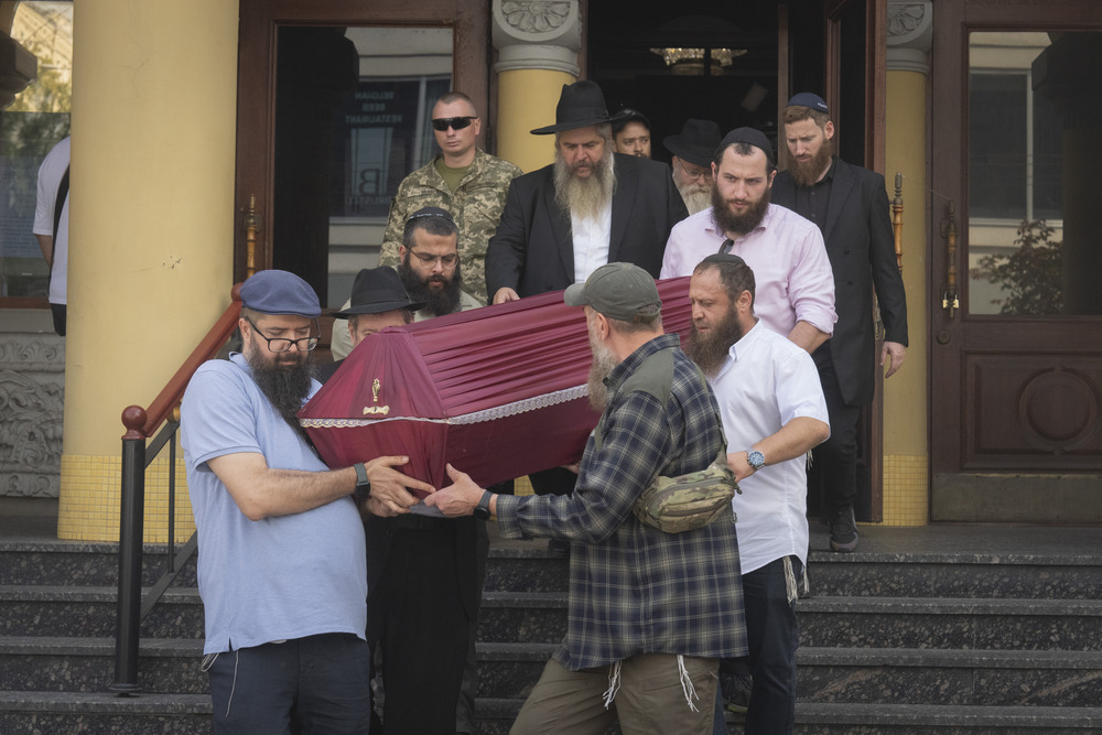 Ukraine's chief rabbi mourns his adopted son who was killed in battle | National Catholic Reporter